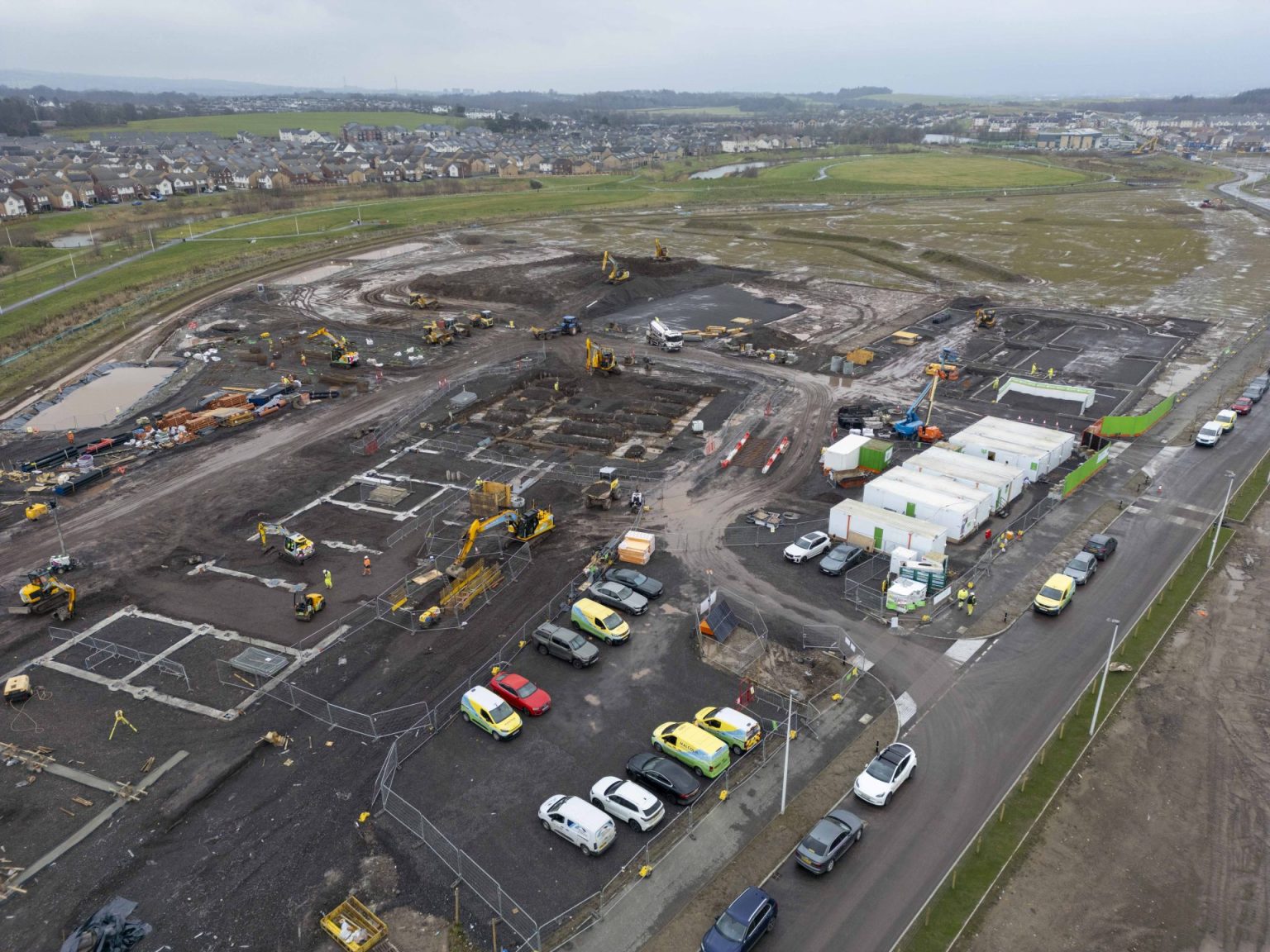 Work under way on new Thistle Primary School, Dargavel, Bishopton ...
