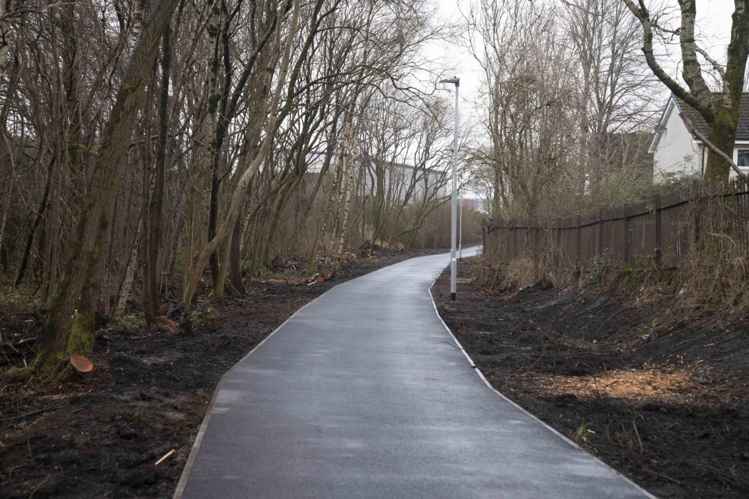 Former railway line provides new walking route under Renfrew Road in ...